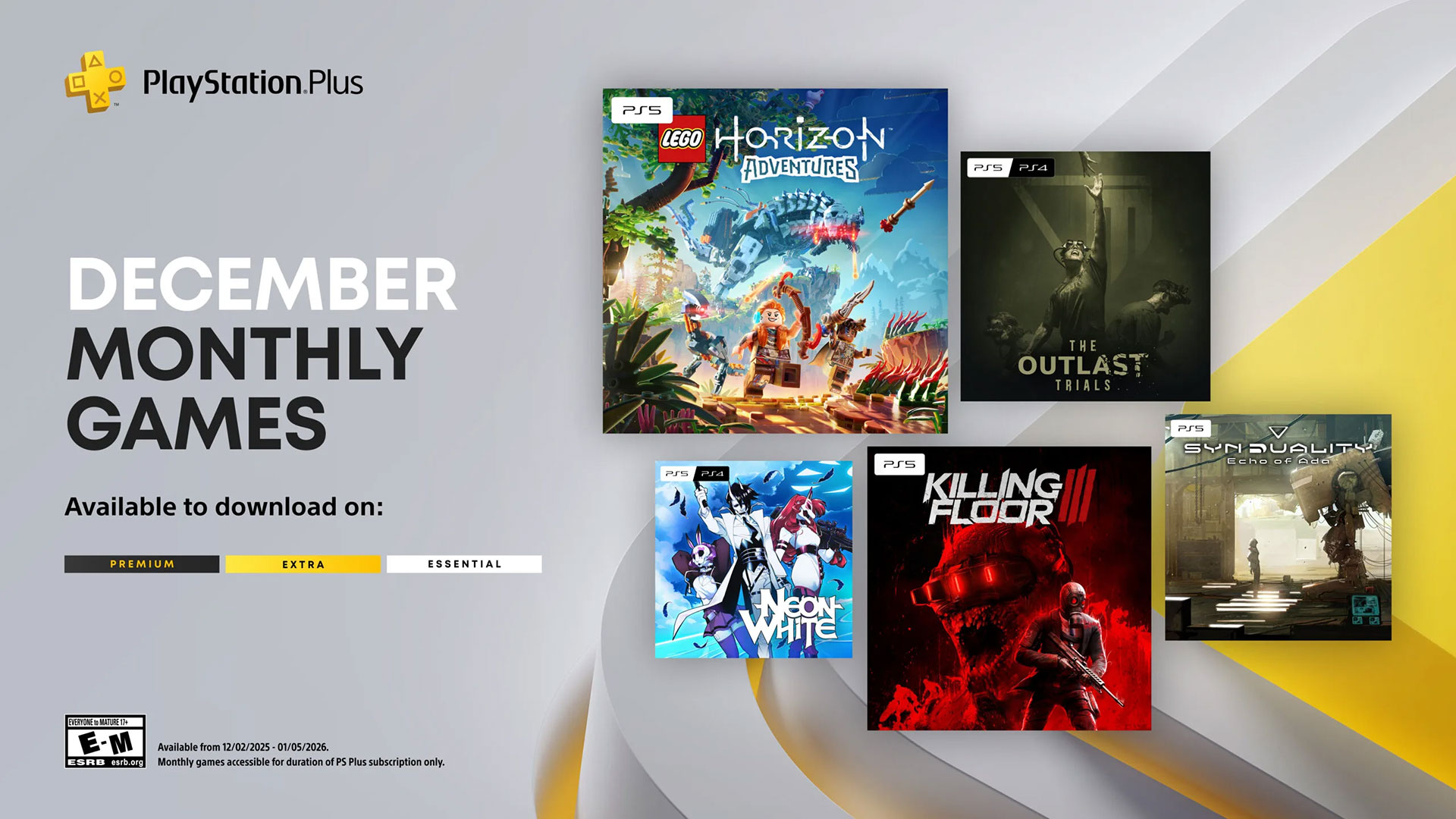 PlayStation Plus Monthly Games for December 2025 - FullCleared