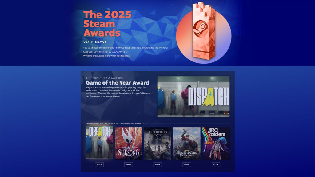 The 2024 Steam Awards Winners Announced - FullCleared