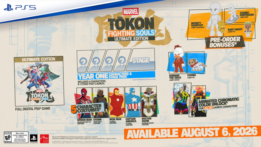 MARVEL Tōkon: Fighting Souls Gets a Release Date, $59.99 Price ...